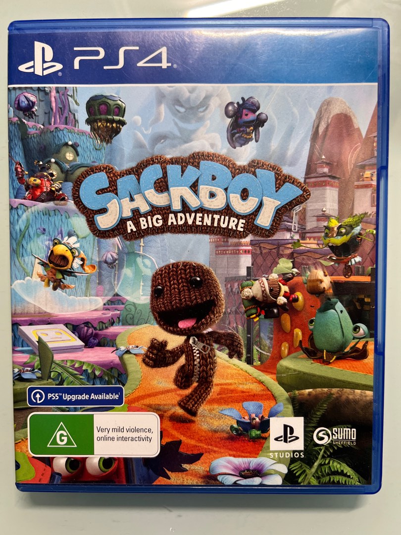 Sackboy a big adventure ps4 free upgrade to ps5, Video Gaming, Video ...