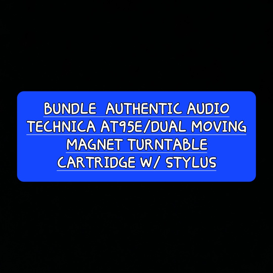 SALE !!! Bundle Authentic Audio Technica Dual Moving Magnet Stereo ...