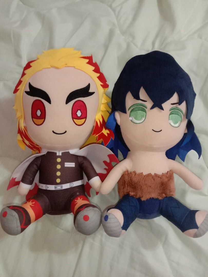 [SET] Demon Slayer Rengoku Kyojurou Inosuke Hashibira Furyuu Plushie ...
