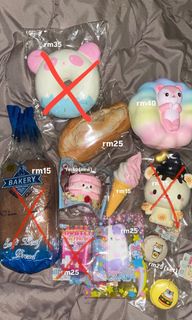 wts SET licensed squishy squishies mango, Hobbies & Toys, Toys & Games ...