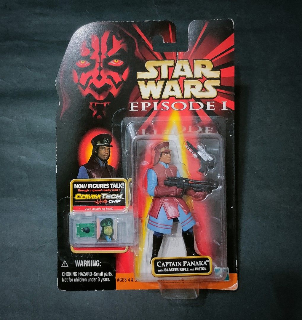 Star Wars Episode I 3.75 inch Commtech Figure - Captain Panaka with ...