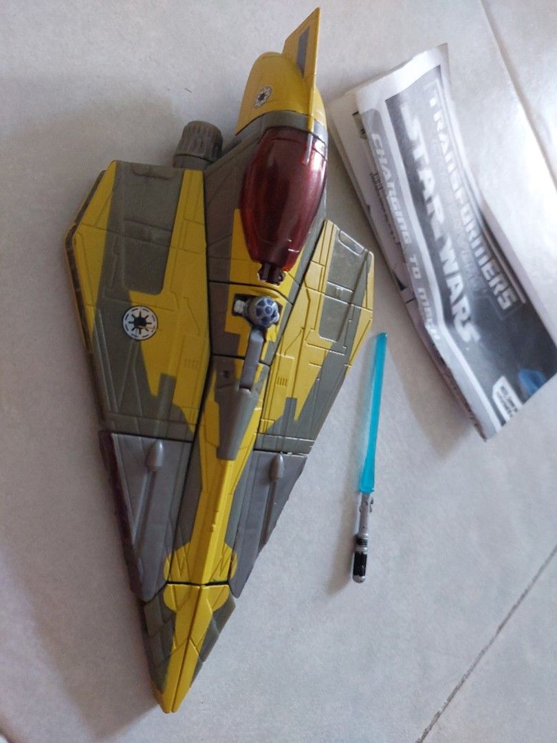 Authentic Star Wars Transformers Crossover Jedi Starfighter Anakin ...