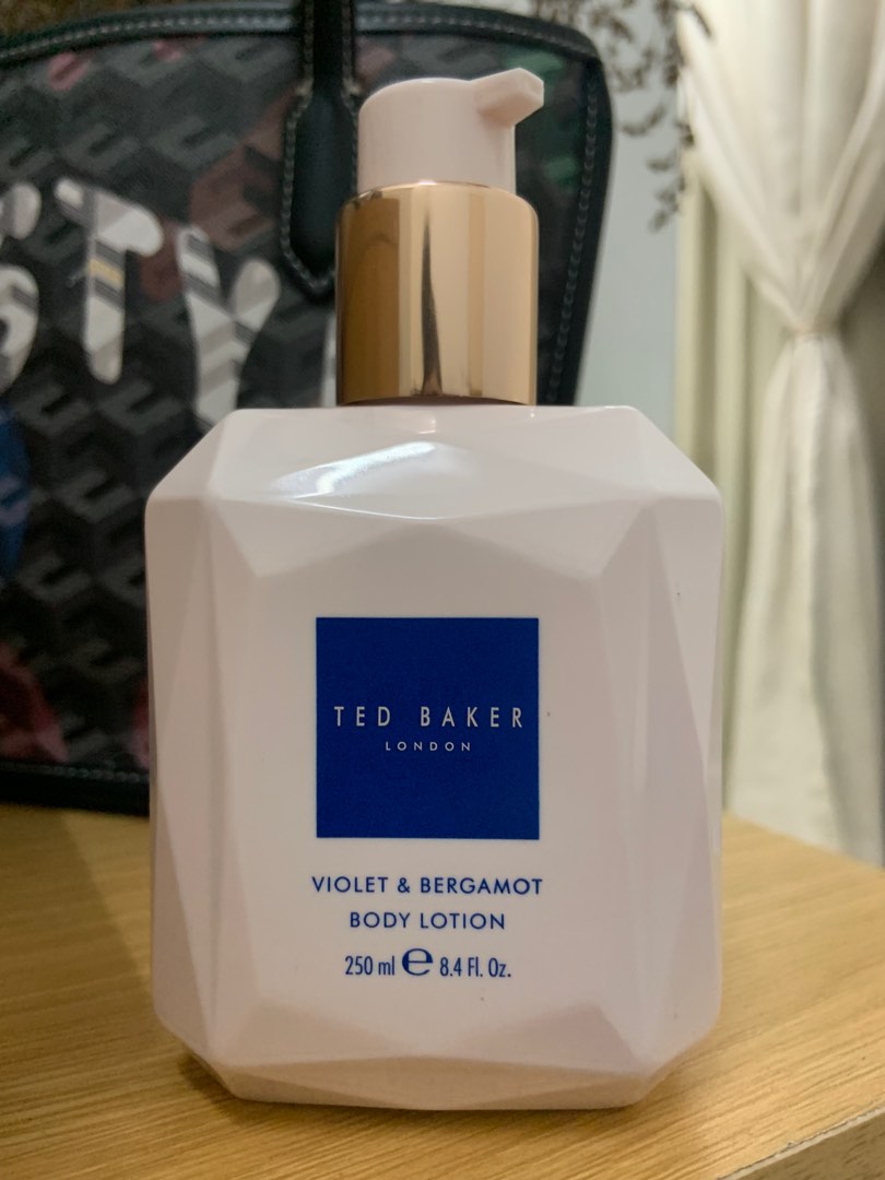 Ted baker violet&bergamot 250ml body lotion, Beauty & Personal Care ...