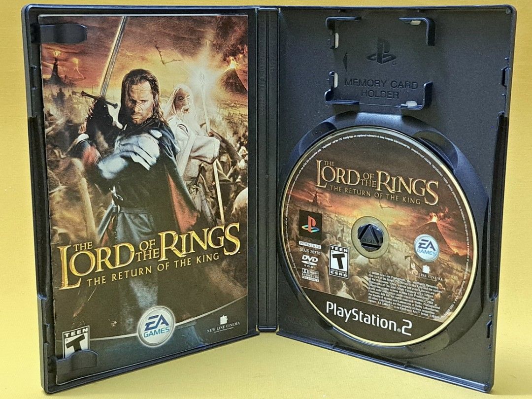 🔥THE LORD OF THE RINGS THE RETURN OF THE KING🔥 PS2, Video Gaming, Video ...