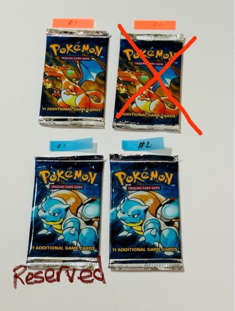 Vintage 1999 pokemon base set unlimited booster pack (Sealed heavy ...