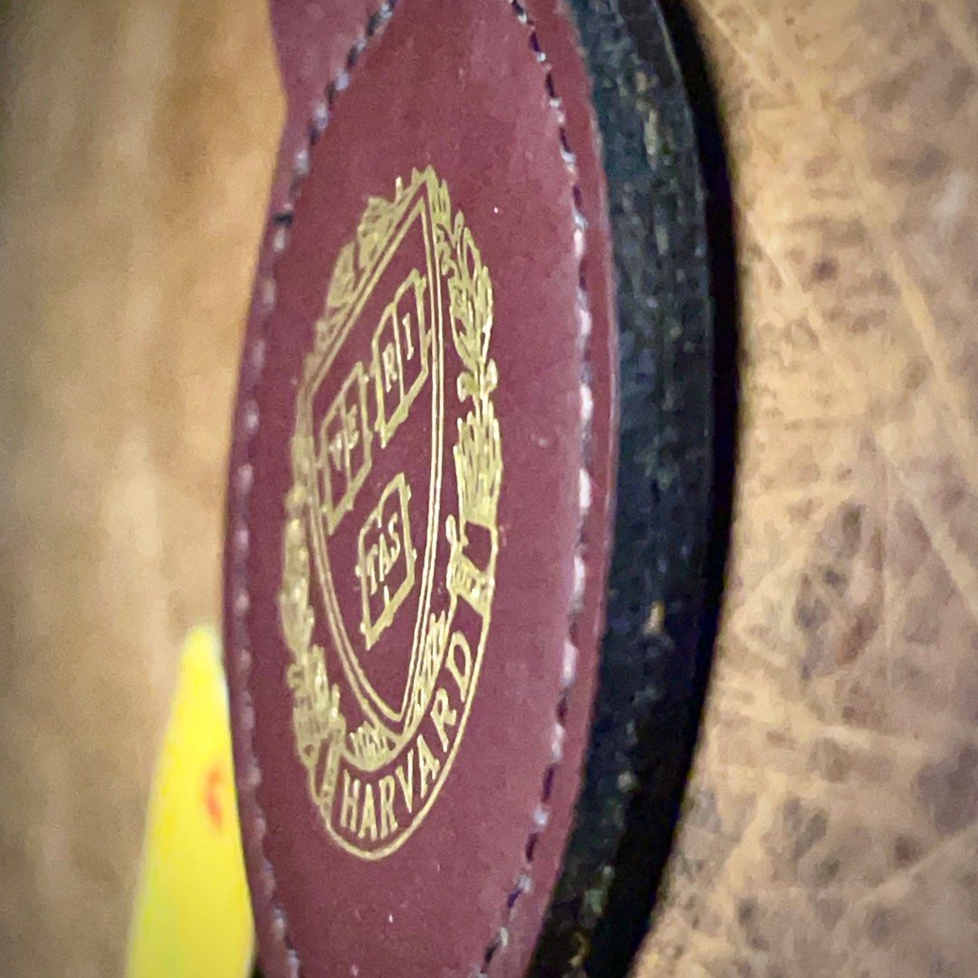 Vintage Authentic HARVARD University Adorned Veritas Shield Sigil Logo ...