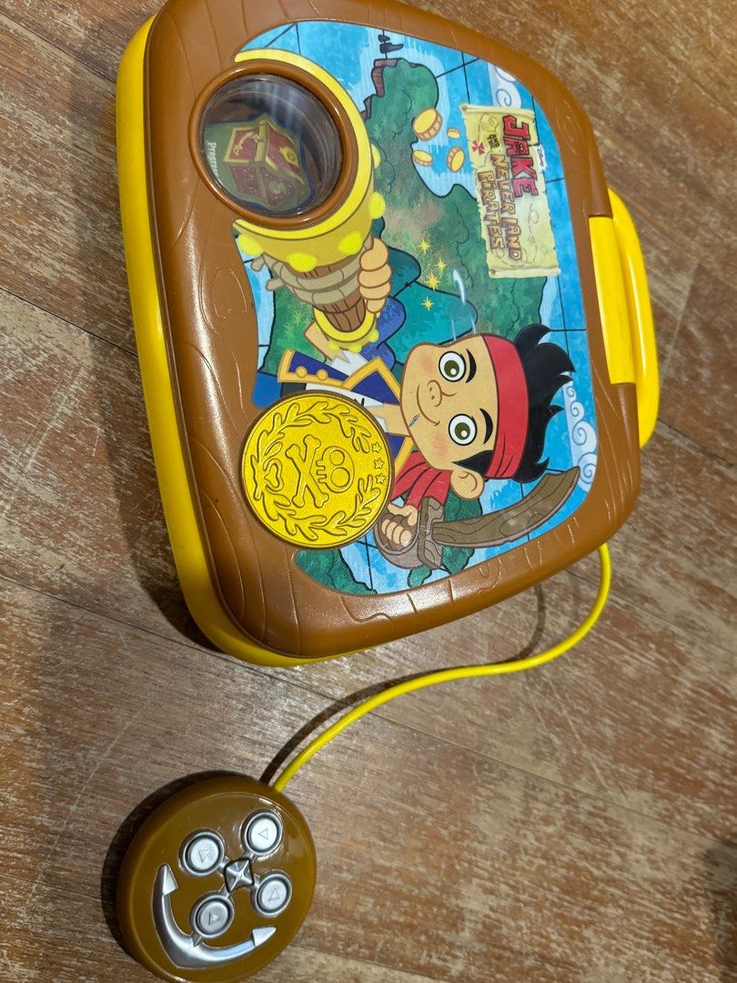 Vtech Disney Jake pirate little laptop, Babies & Kids, Infant Playtime ...