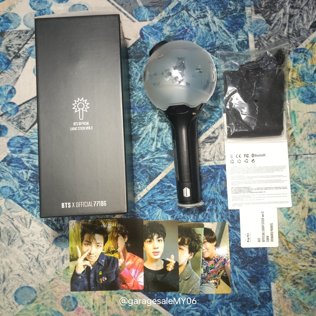 WTS BTS Official Light Stick Ver.3, Hobbies & Toys, Collectibles ...
