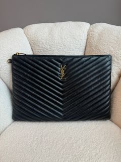 YSL WOC Large So Black | FIXED PRICE, Luxury, Bags & Wallets on Carousell