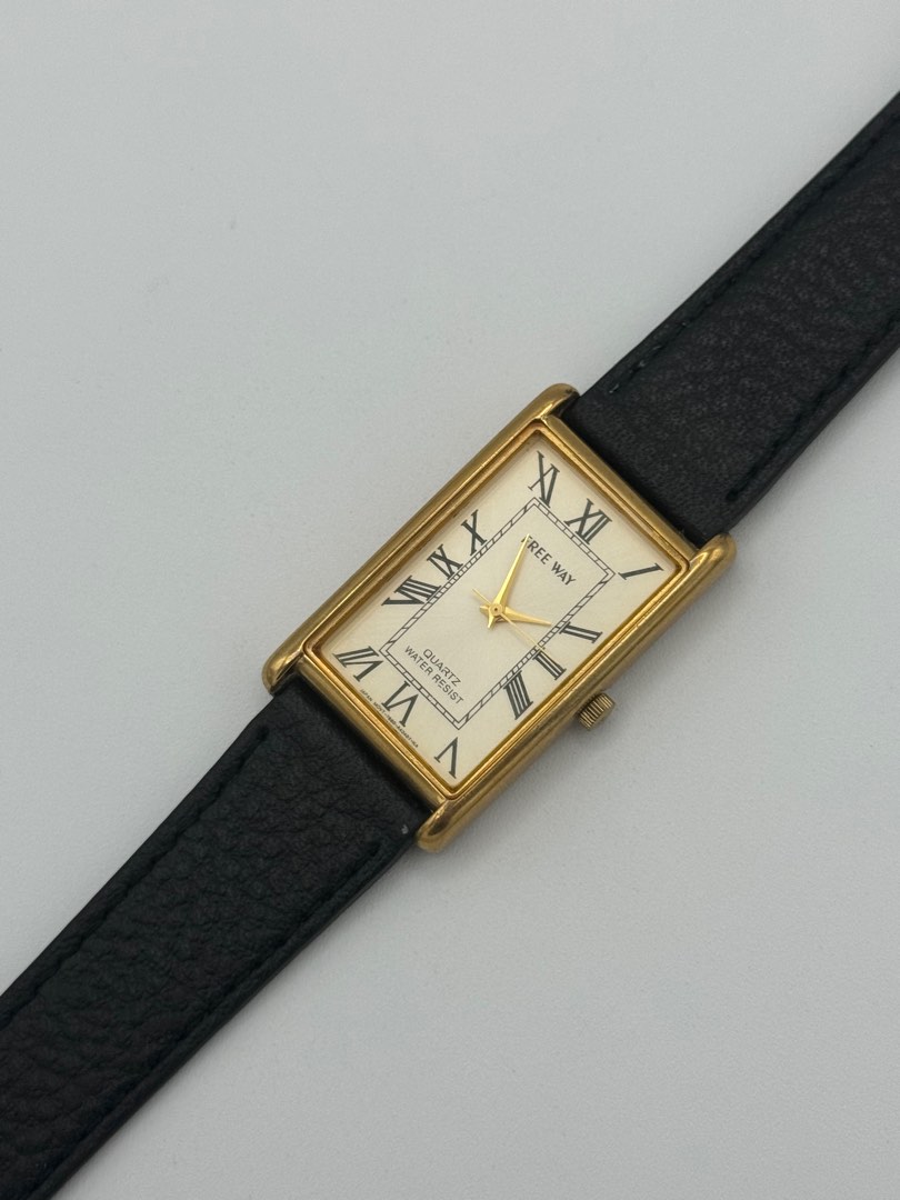 1990s Citizen Freeway Tank Roman Dial, Luxury, Watches on Carousell