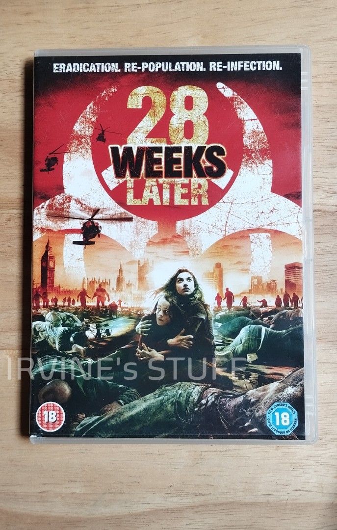 28 Weeks Later Dvd Horror movie, Hobbies & Toys, Music & Media, CDs & DVDs on Carousell