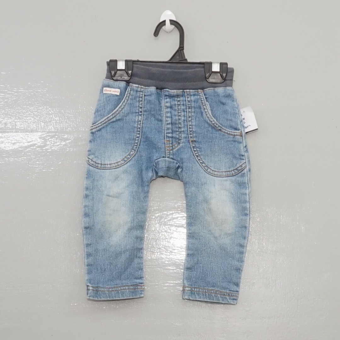 [9-18m] COMBI MINI faded processed jeans for baby, Babies & Kids ...