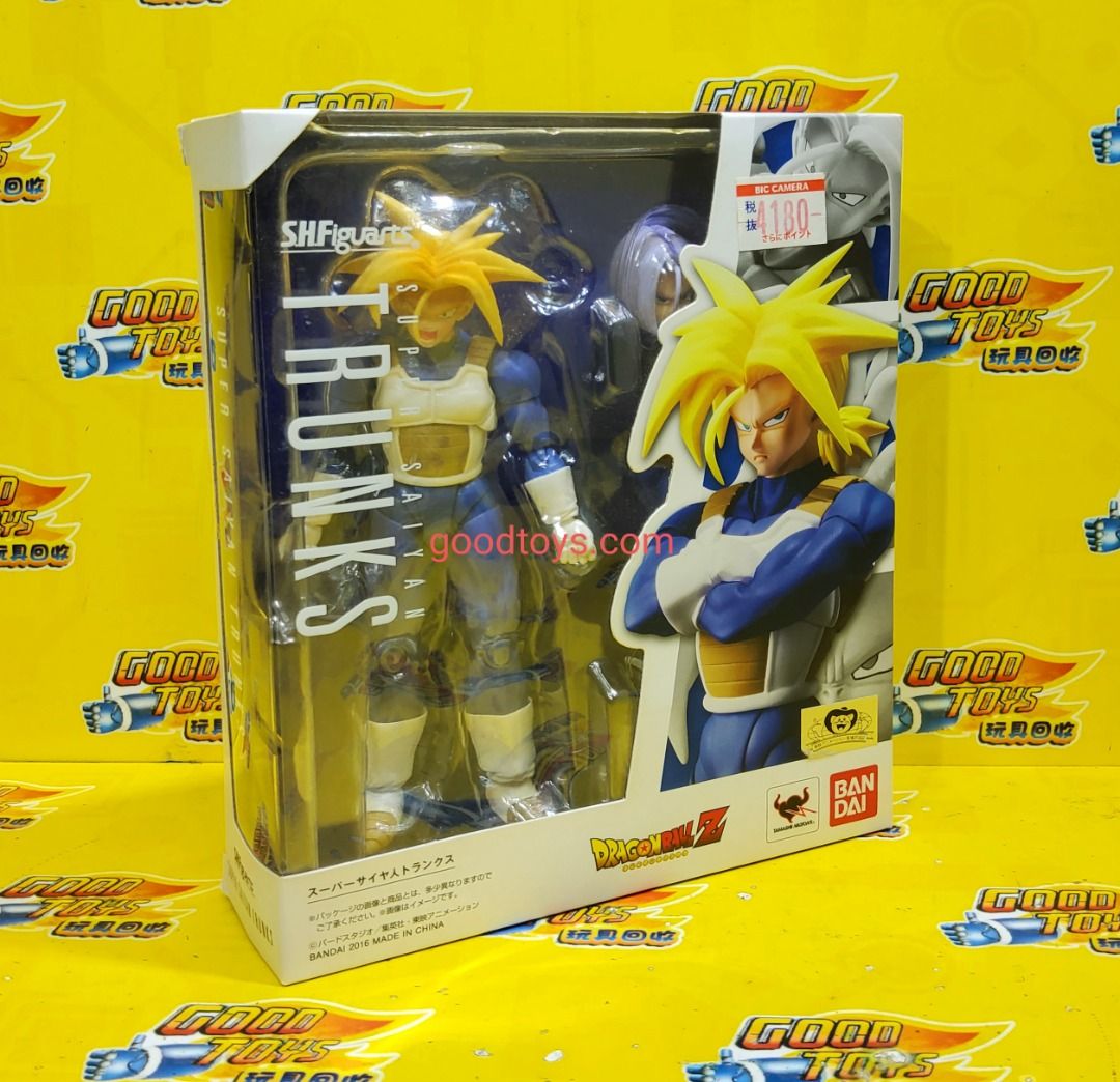中古已開封 BANDAI SHF 龍珠Z DRAGONBALL Z SUPER SAIYAN TRUNKS 超級撒亞人 超西 杜拉格斯, 興趣及遊戲, 玩具 & 遊戲類 - Carousell