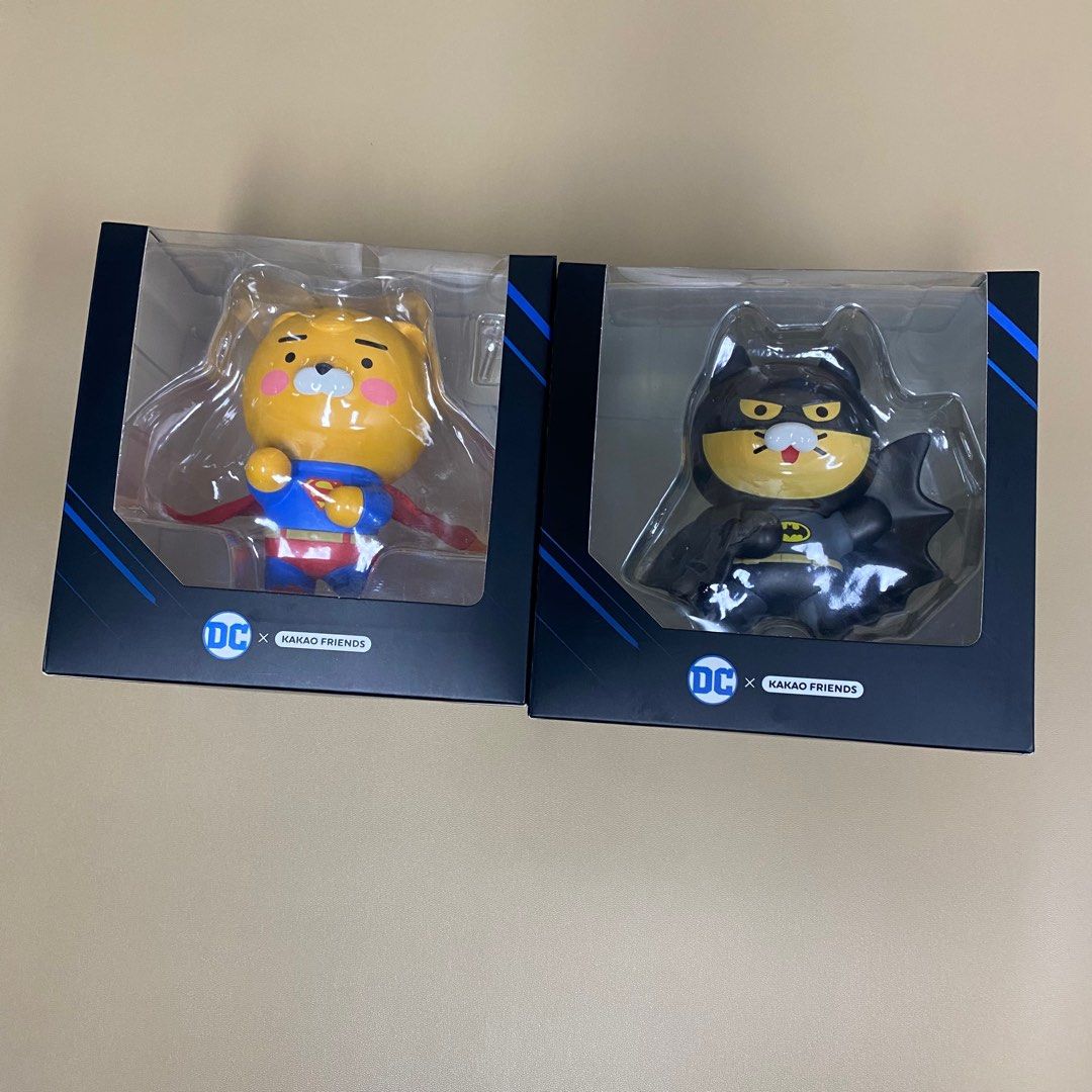 全新 Kakao Friends x DC Special Collaboration 系列 Figure 模型 Batman Superman 蝙蝠俠 超人 Ryan 春植, 興趣及遊戲 ...