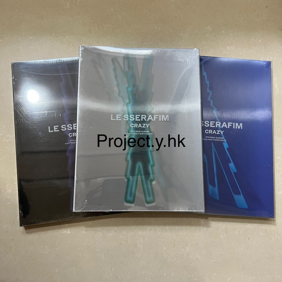 (現貨) LE SSERAFIM 第四迷你專輯 Lesserafim 4th Mini Album ’CRAZY‘ | weverse團 ...