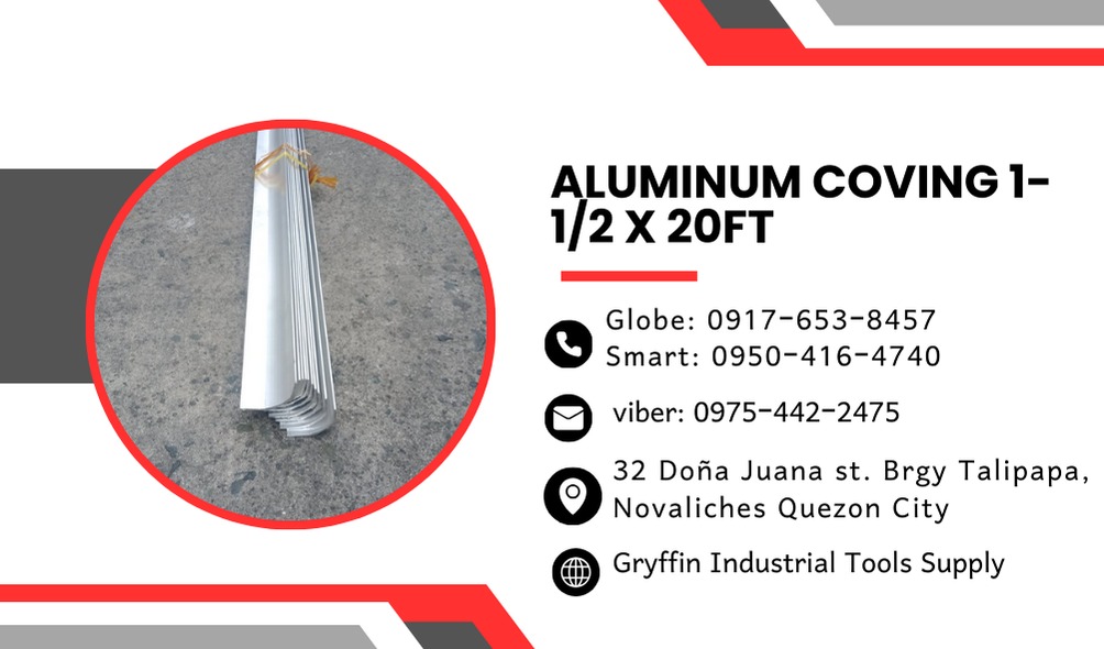 Aluminum Coving 1-1/2 x 20ft, Commercial & Industrial, Industrial ...