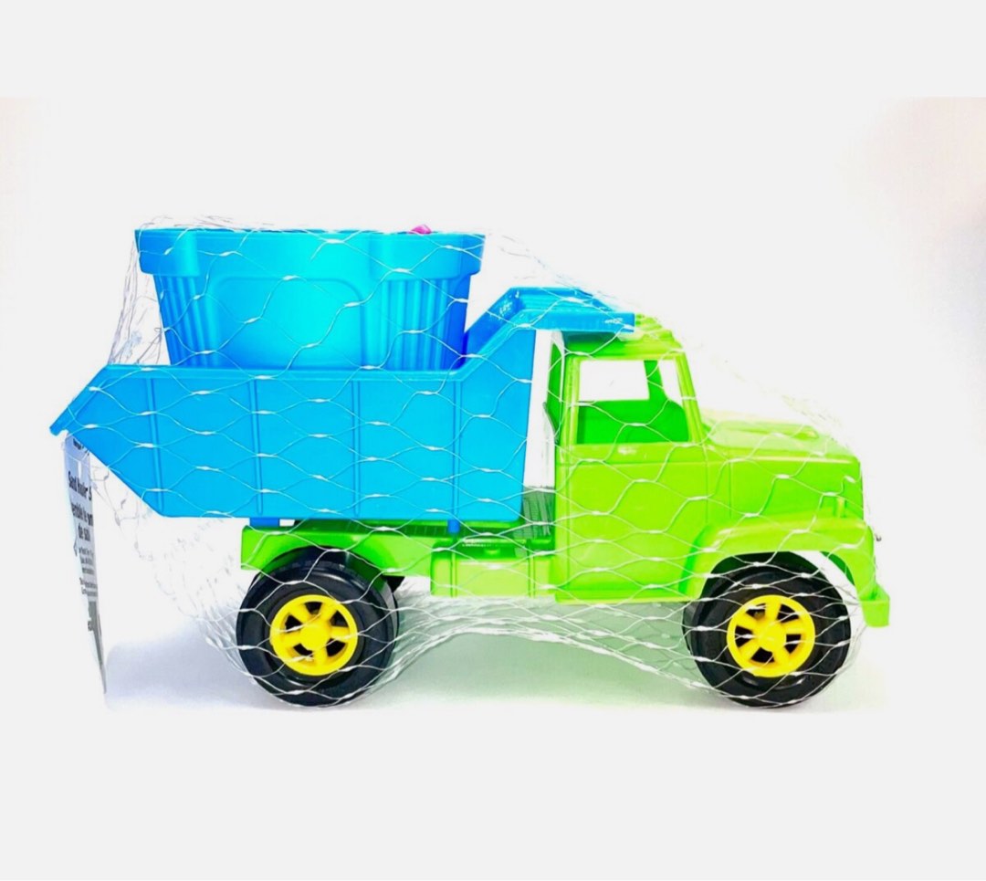 American Plastic Toys Dump Truck Summer Beach Toy Sand Hauler Set(with ...
