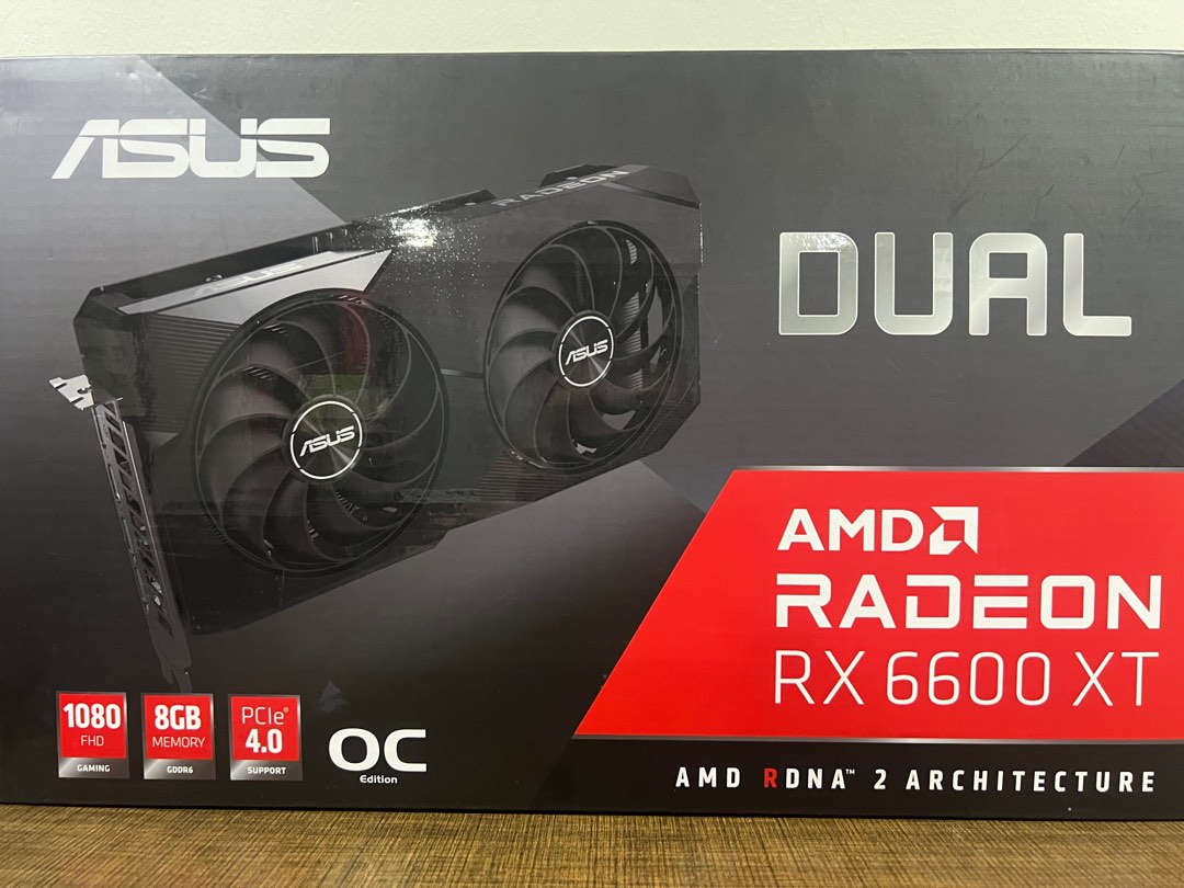 Asus RX 6600 XT Dual 8GB, Computers & Tech, Parts & Accessories ...