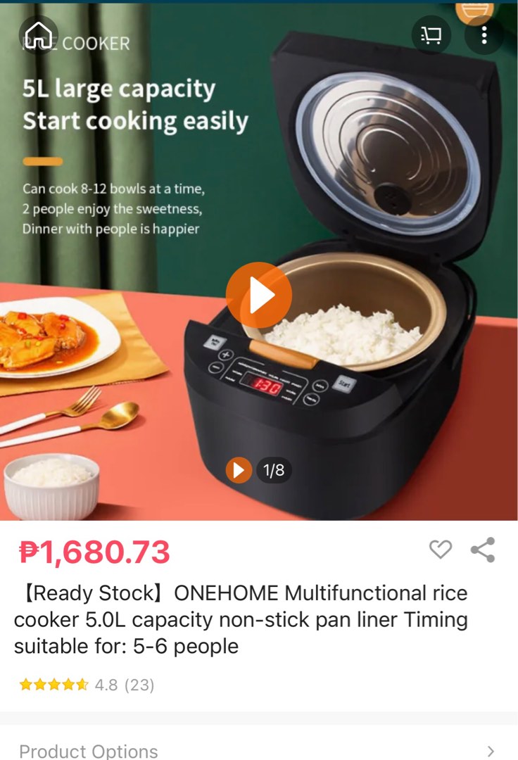Automatic Rice cooker brand new One Home, TV & Home Appliances, Kitchen ...
