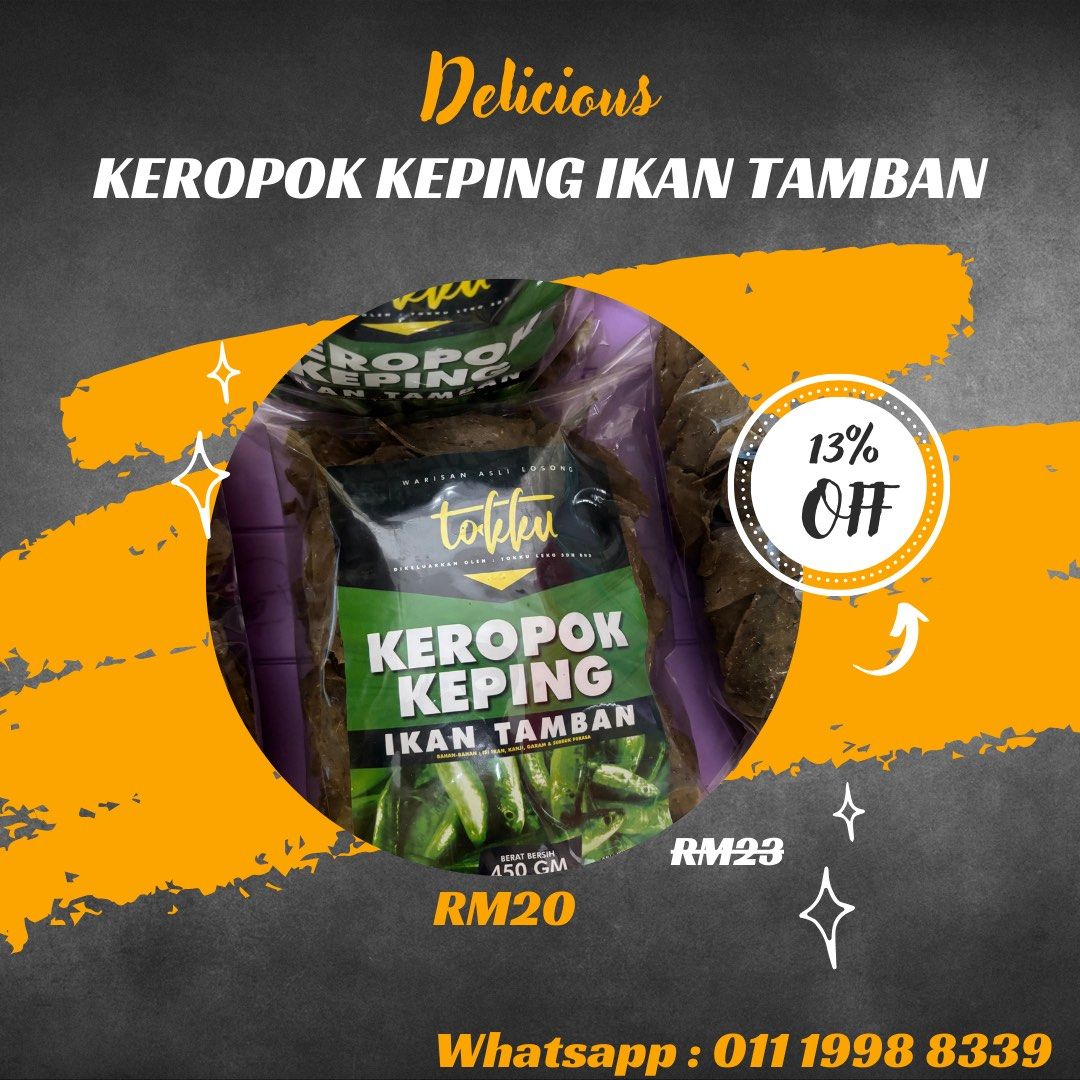 Best Keropok Lekor Terengganu, Food & Drinks, Local Eats on Carousell