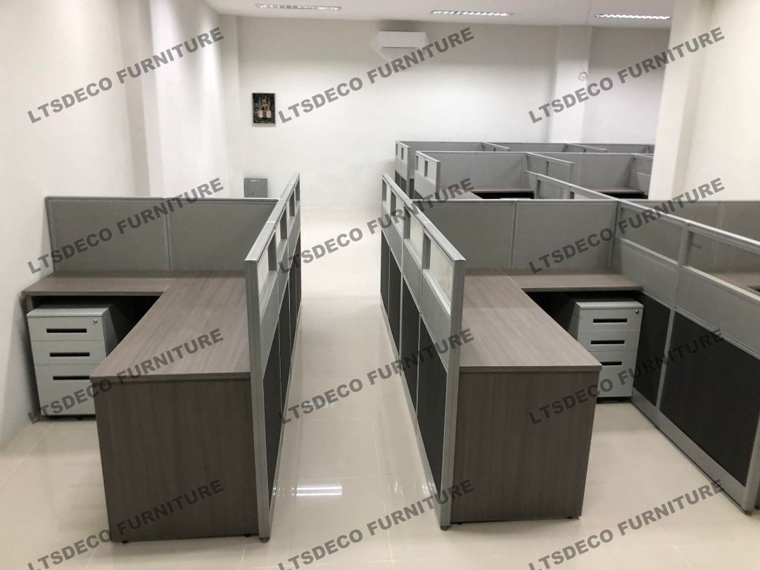 bpo call center workstation with glass office partitions, Furniture ...