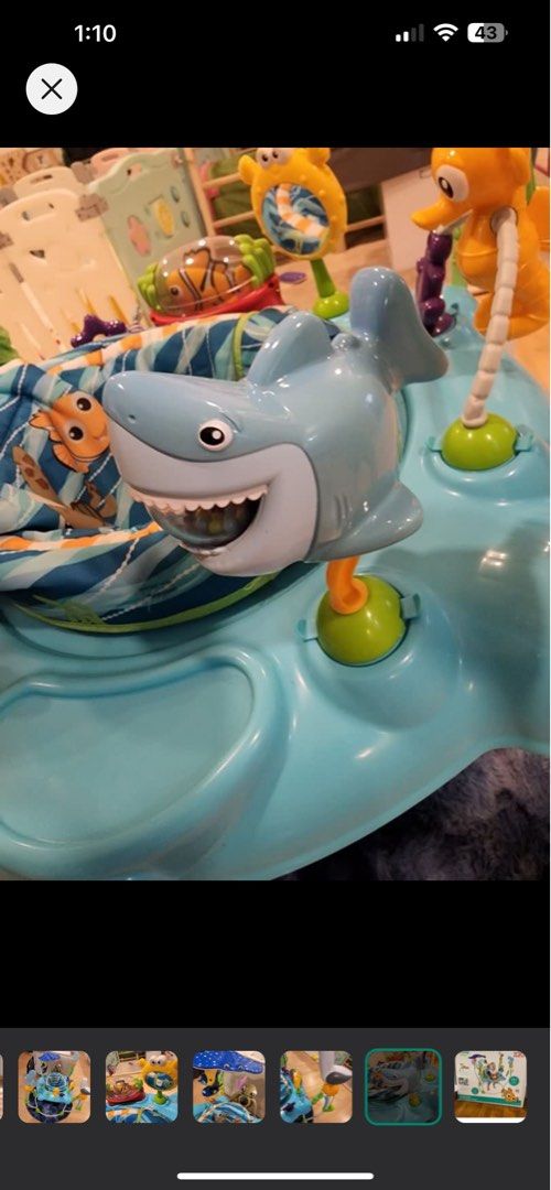 Bright Star Finding Nemo Sea Of Animals activity Jumper, Babies & Kids ...