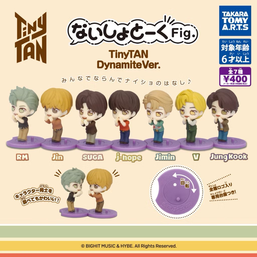 BTS Tinytan Gashapon Capsule Toy Dynamite Version Suga, Hobbies & Toys, Collectibles ...