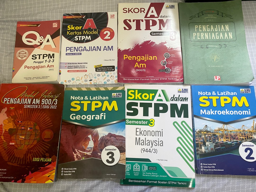 Buku STPM nota & latihan, Hobbies & Toys, Books & Magazines, Textbooks ...