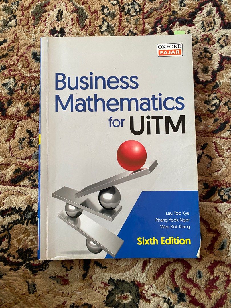 Business math for uitm, Hobbies & Toys, Books & Magazines, Textbooks on ...