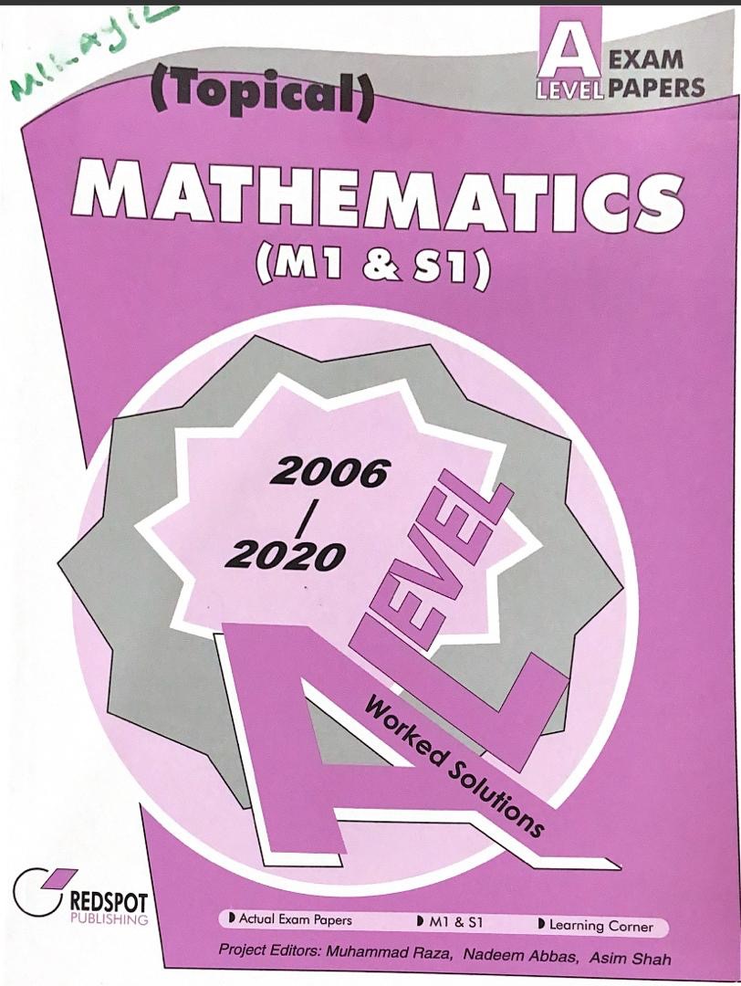 Cambridge Redspot Mathematics A Level M1 & S1 [Topical], Hobbies & Toys ...