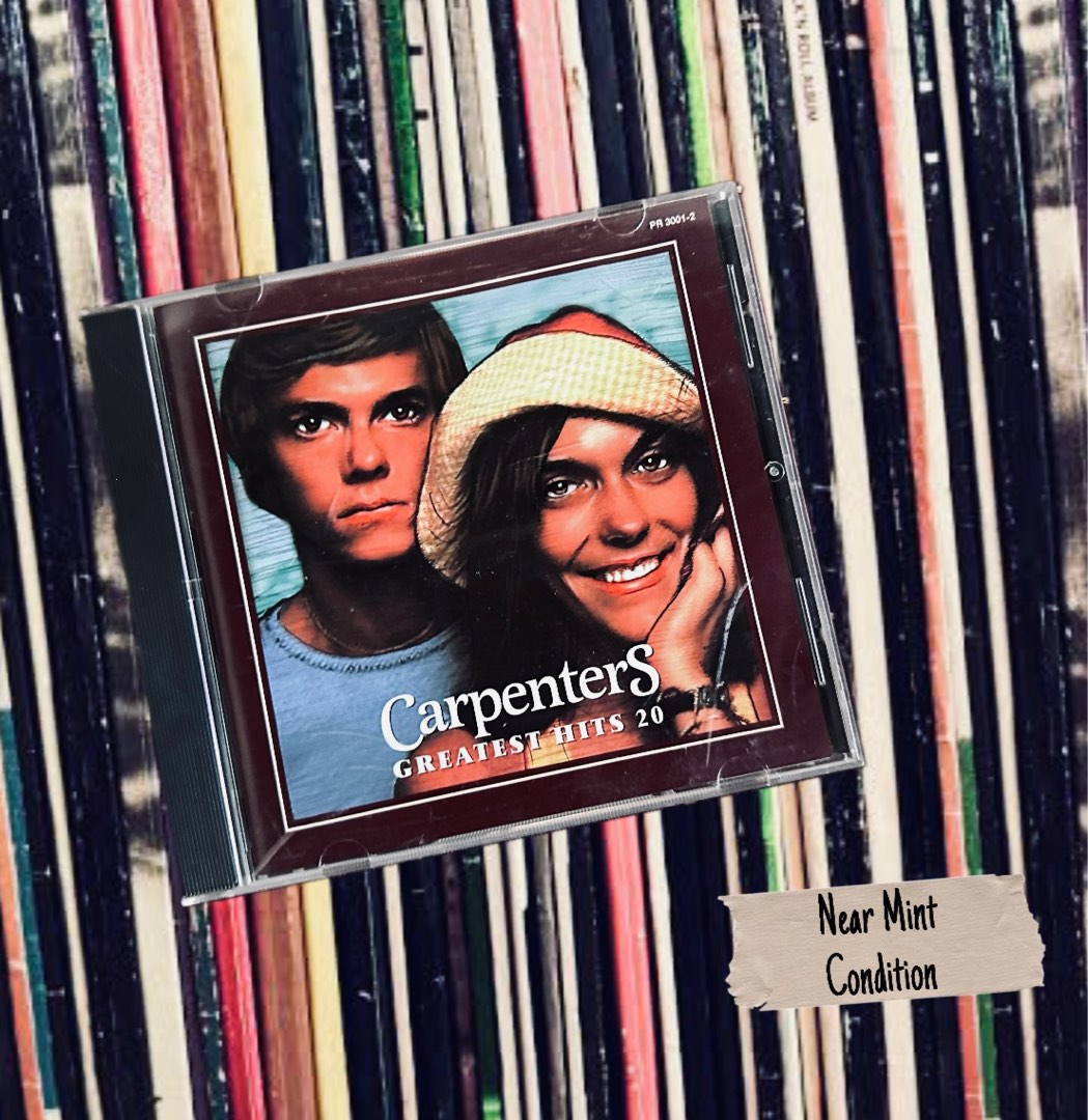 Carpenters Greatest Hits 20 CD Original CDs Vintage Songs Carpenters CD ...
