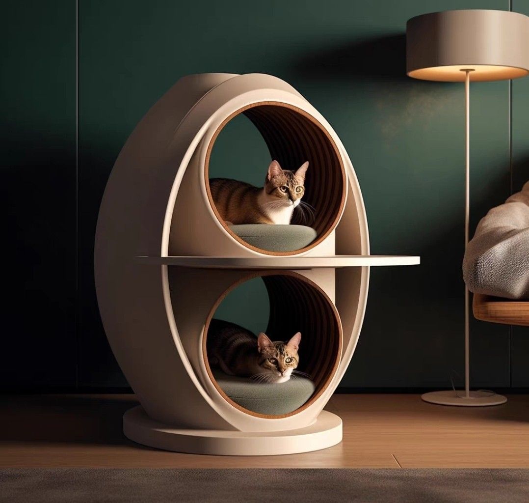 Cat nest furniture, customized human cat bedside table, cat nest ...