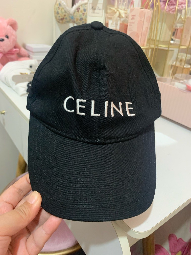 Celine Cap with label black in one size, Women's Fashion, Watches ...