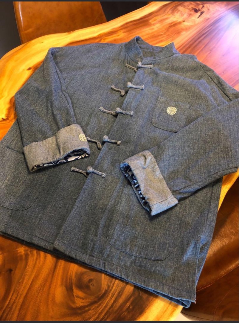 Chinese Denim Jacket, Men's Fashion, Coats, Jackets and Outerwear on ...