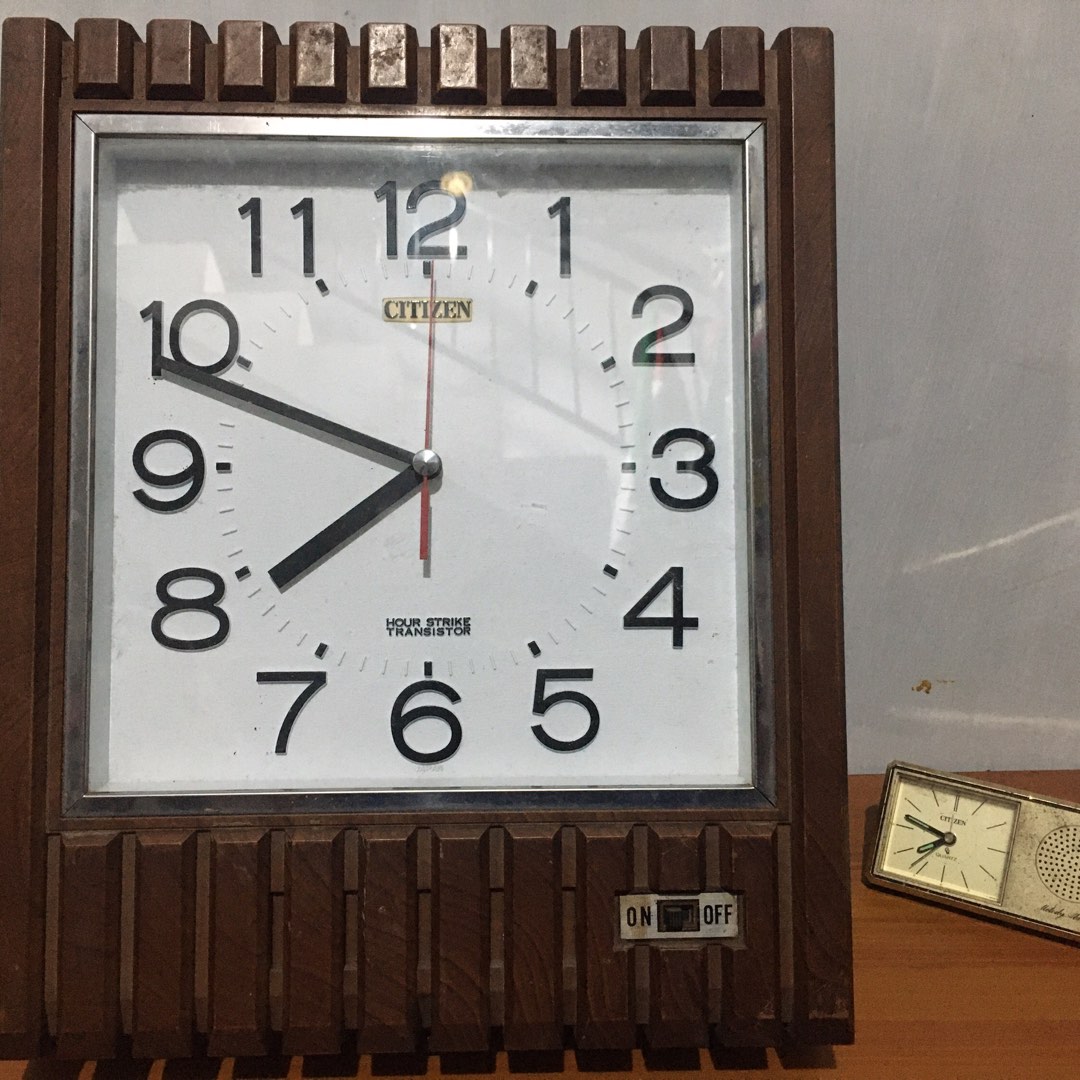 Citizen Jam Antik Kuno Jadul Transistor Bunyi DingDong Made in Japan ...