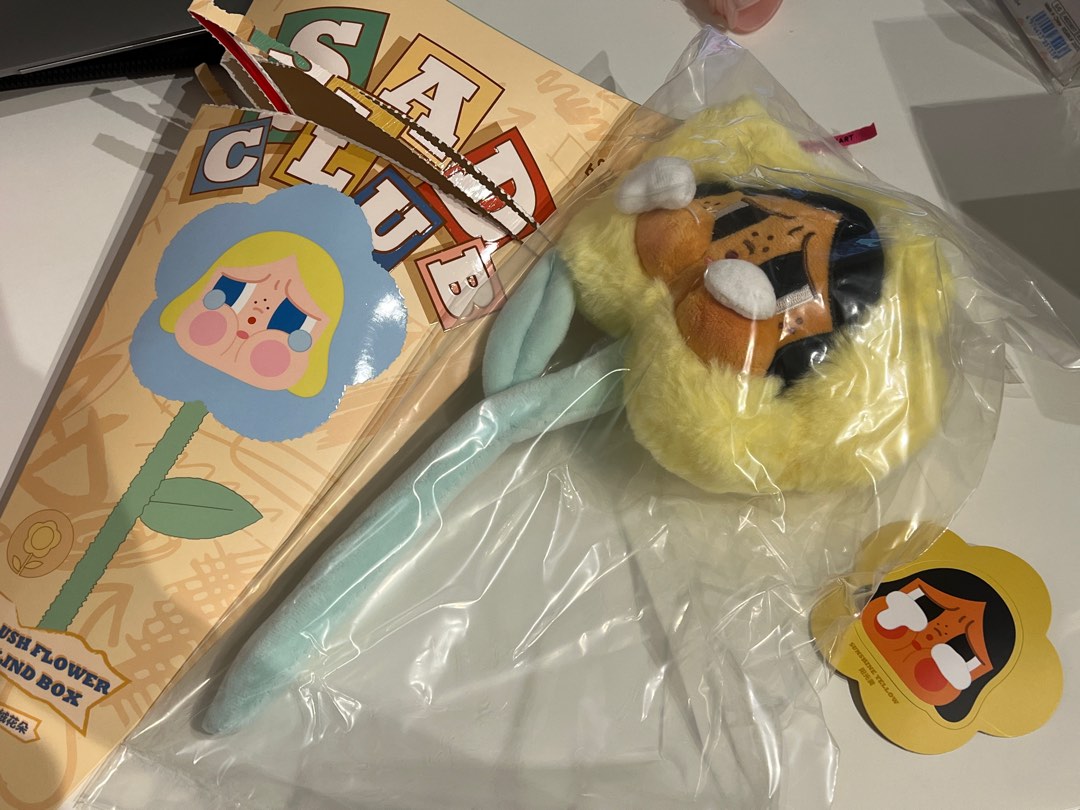 Crybaby plush flower blind box Sunshine yellow, Hobbies & Toys, Toys ...