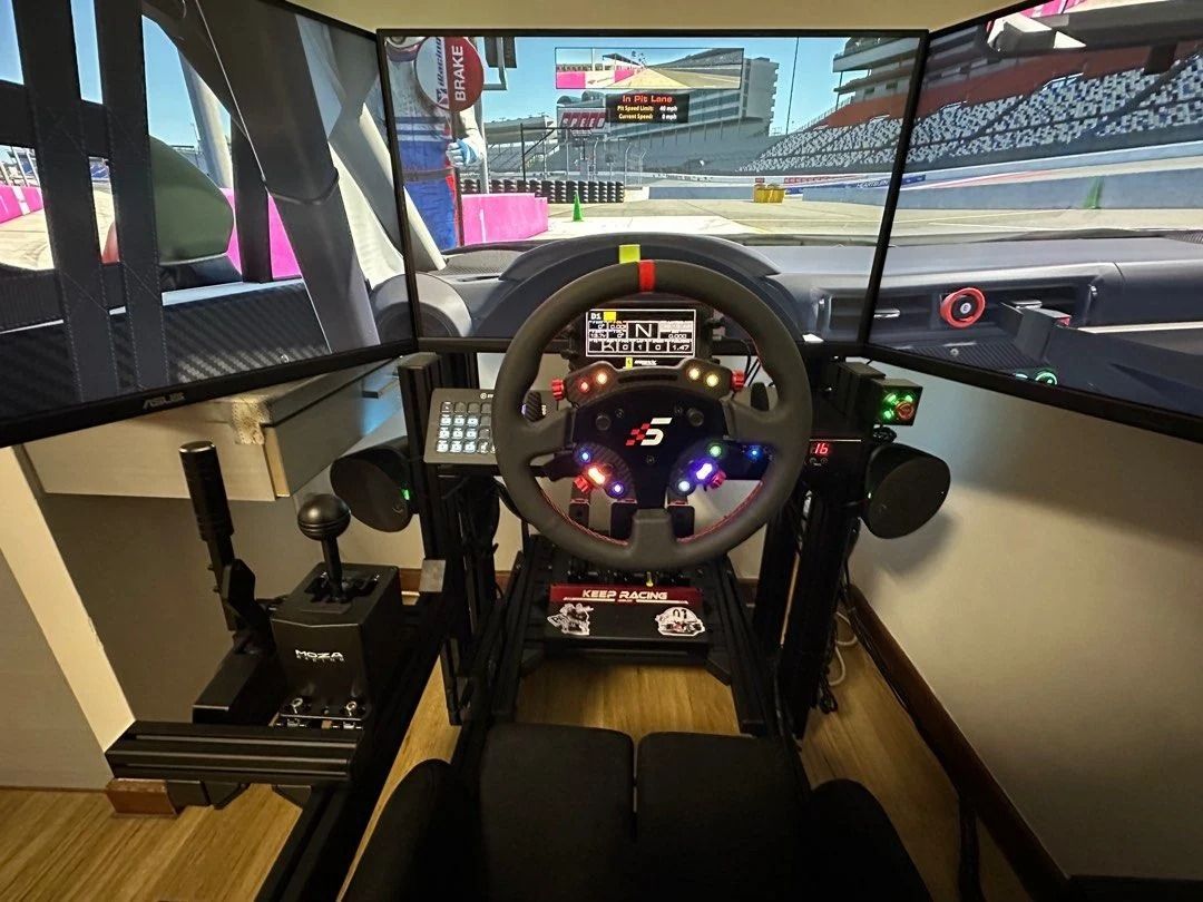 Custom built sim racing rig | VS08 GT | racing simulator, Video Gaming ...