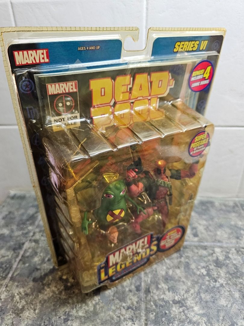 (4-Comics) DEADPOOL WITH DOOP - 2004 Toybiz Marvel Legends Series 6 ...