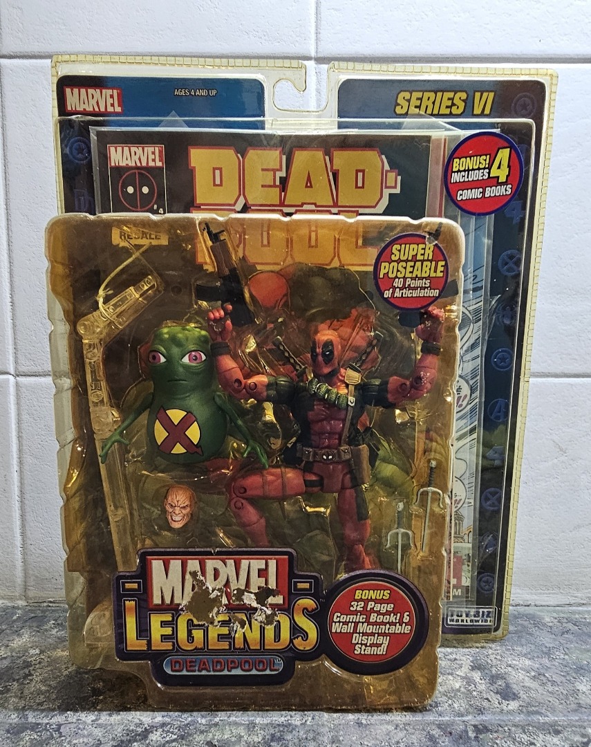(4-Comics) DEADPOOL WITH DOOP - 2004 Toybiz Marvel Legends Series 6 ...