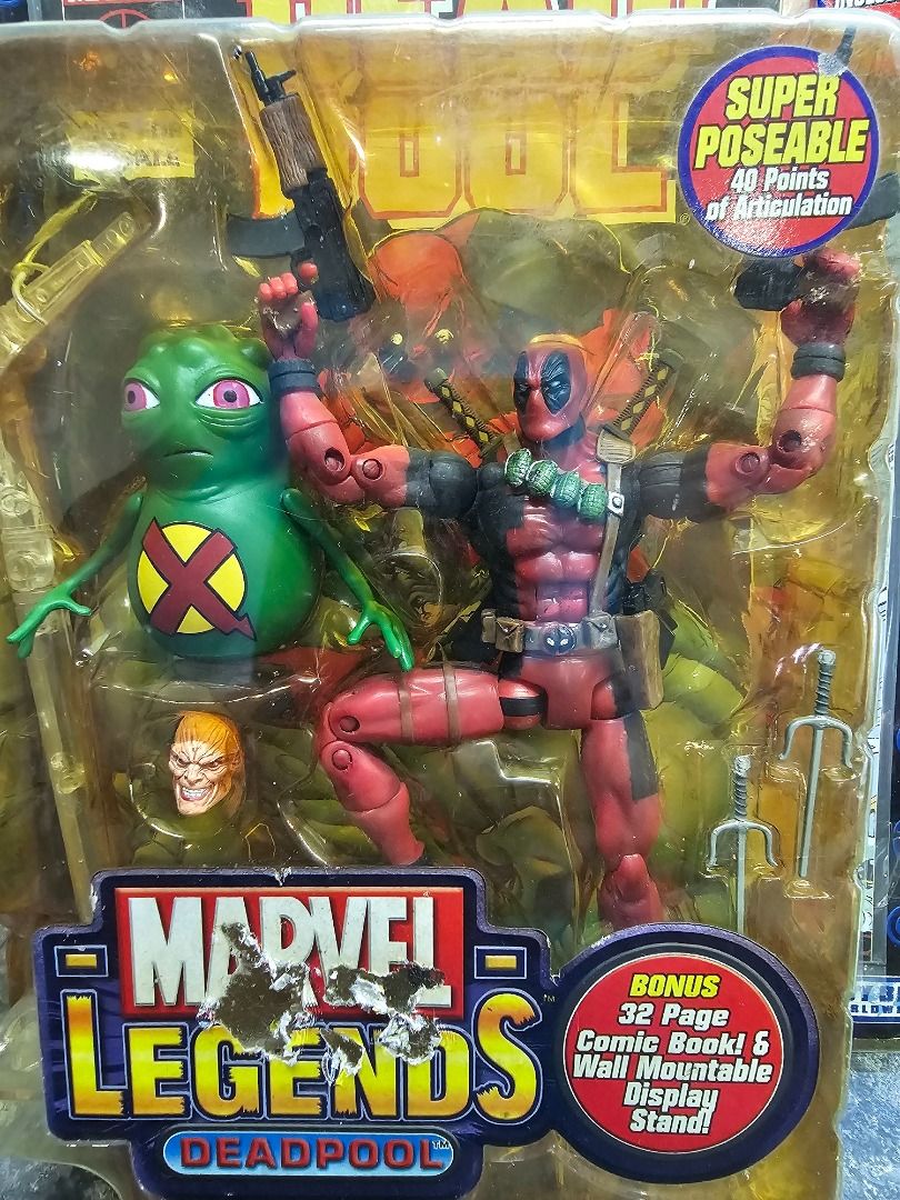 (4-Comics) DEADPOOL WITH DOOP - 2004 Toybiz Marvel Legends Series 6 ...
