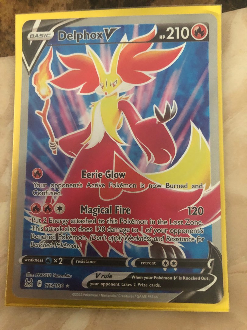 Delphox V, Hobbies & Toys, Collectibles & Memorabilia, Fan Merchandise ...