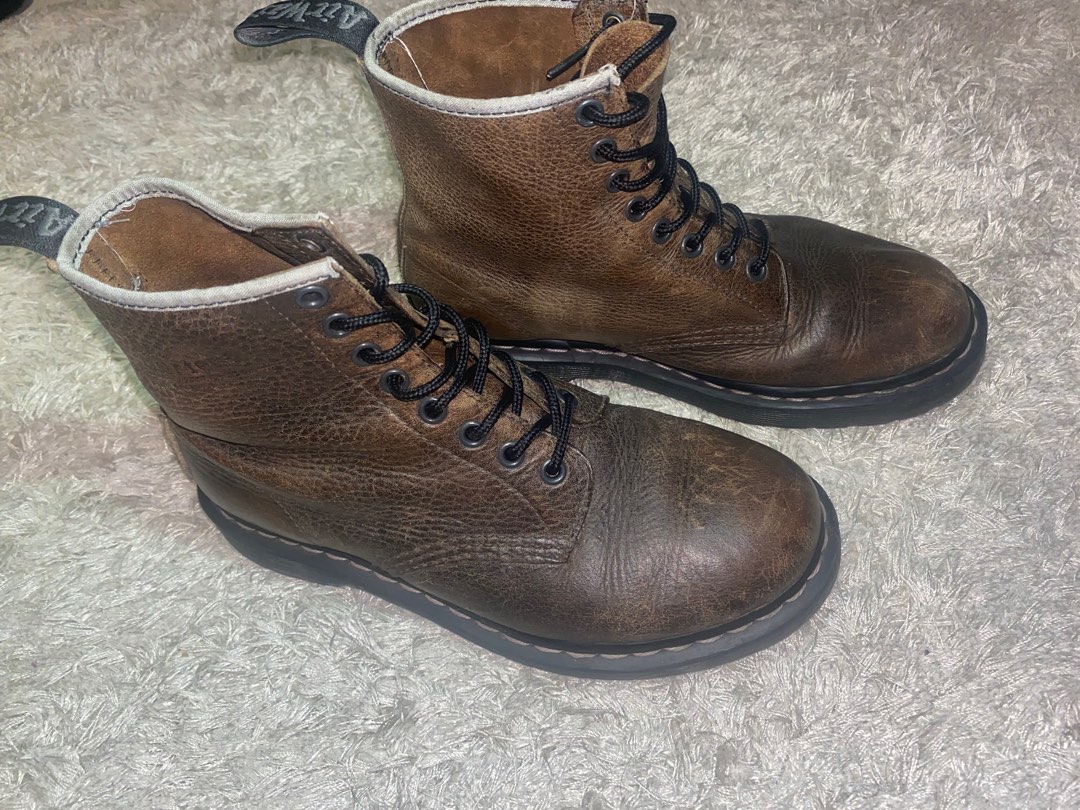 Dr. Martin Boots Brown Colour, Men's Fashion, Footwear, Boots on Carousell