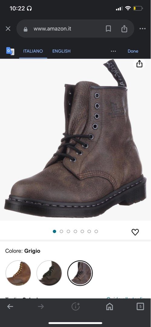 Dr. Martin Boots Brown Colour, Men's Fashion, Footwear, Boots on Carousell