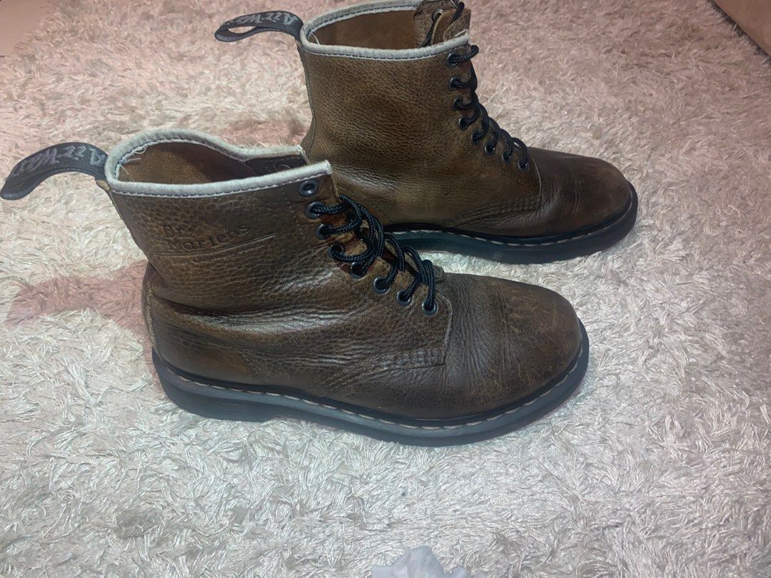 Dr. Martin Boots Brown Colour, Men's Fashion, Footwear, Boots on Carousell