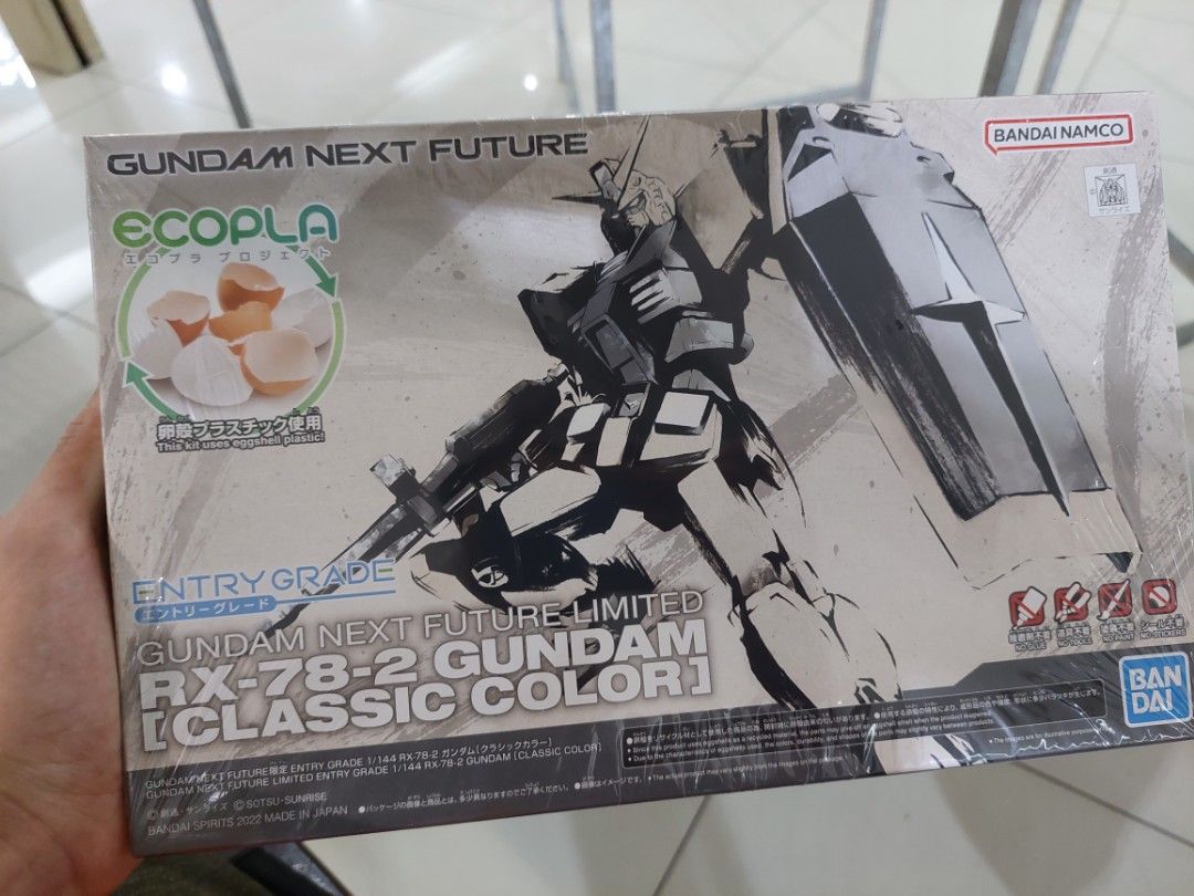 Ecopla Gundam Next Future Limited EG 1/144 RX 78-2 Gundam Classic Color ...