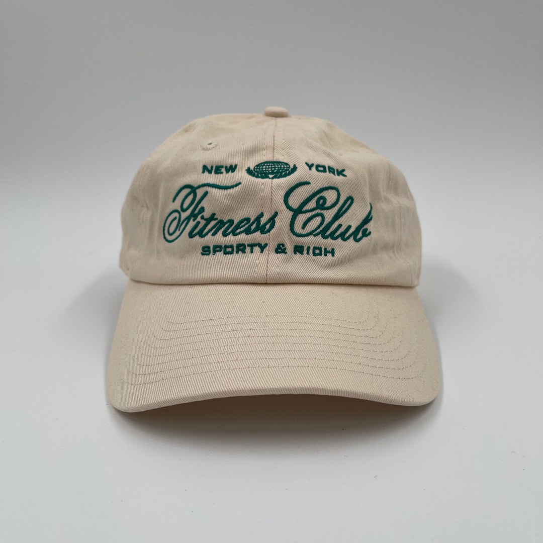 Sporty & Rich NY Fitness Club Hat, Women's Fashion, Watches ...