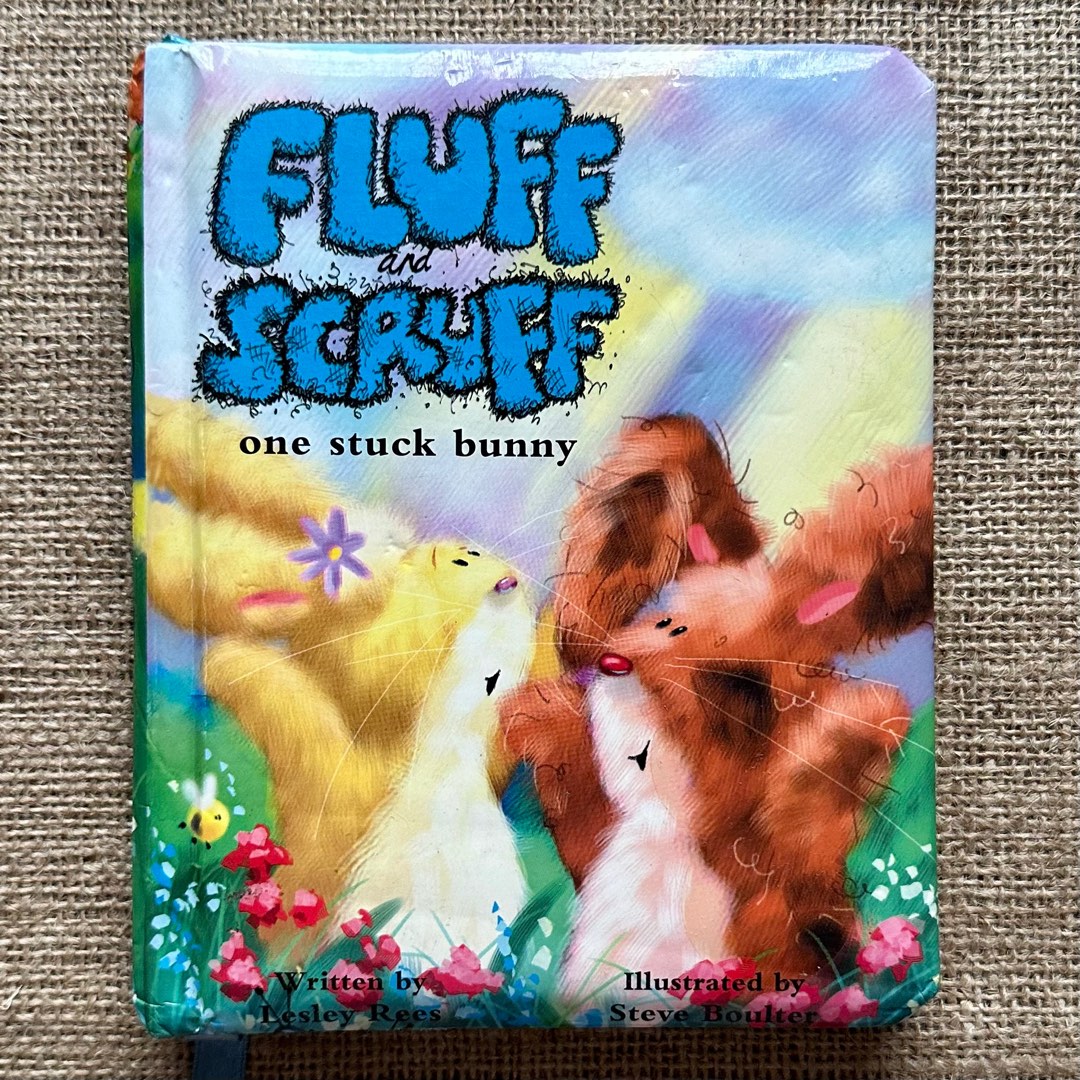 FLUFF SCRUFF ONE STUCK BUNNY, Babies & Kids, Infant Playtime on Carousell