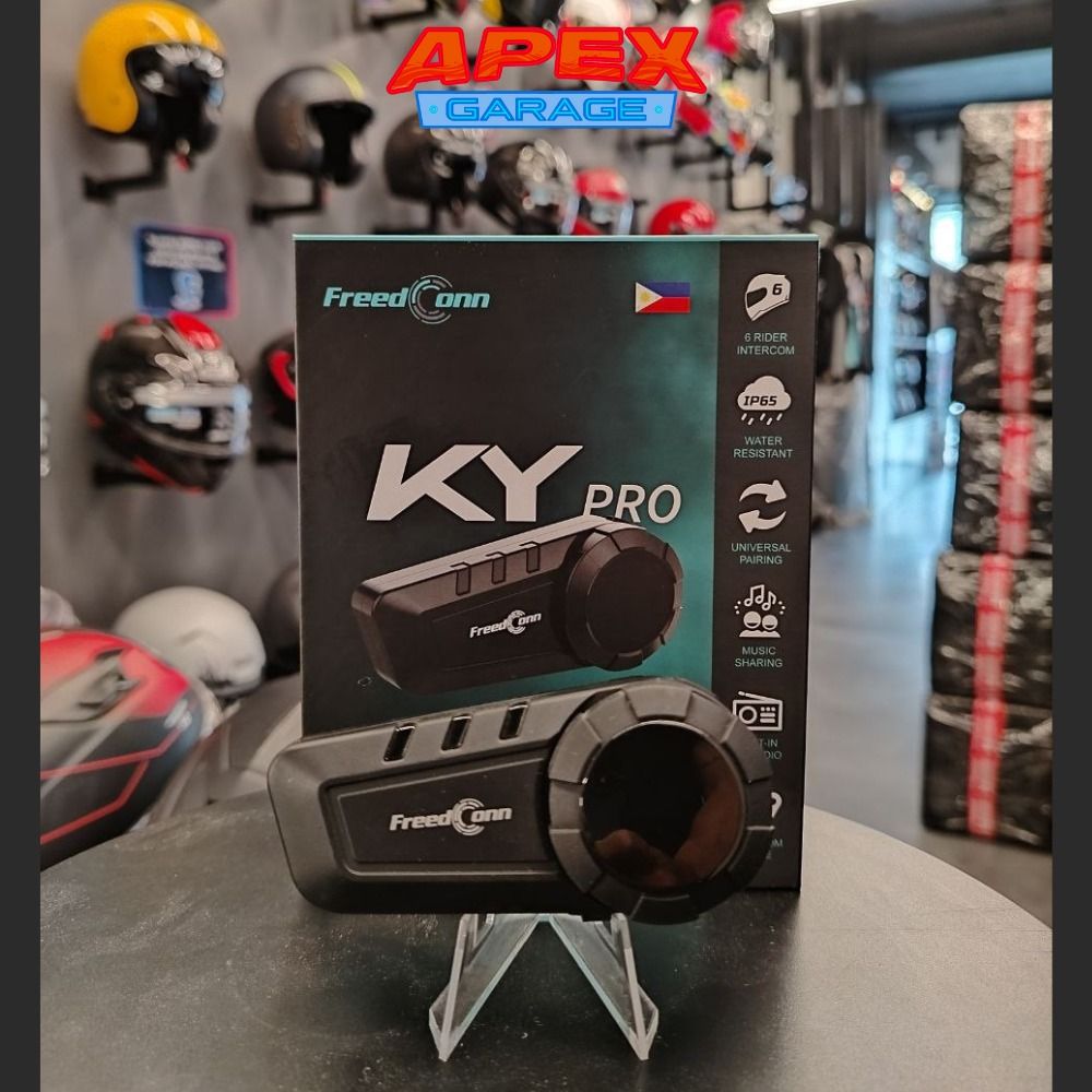 FreedConn KY-PRO Motorcycle Helmet Intercom Bluetooth Headset Talking ...
