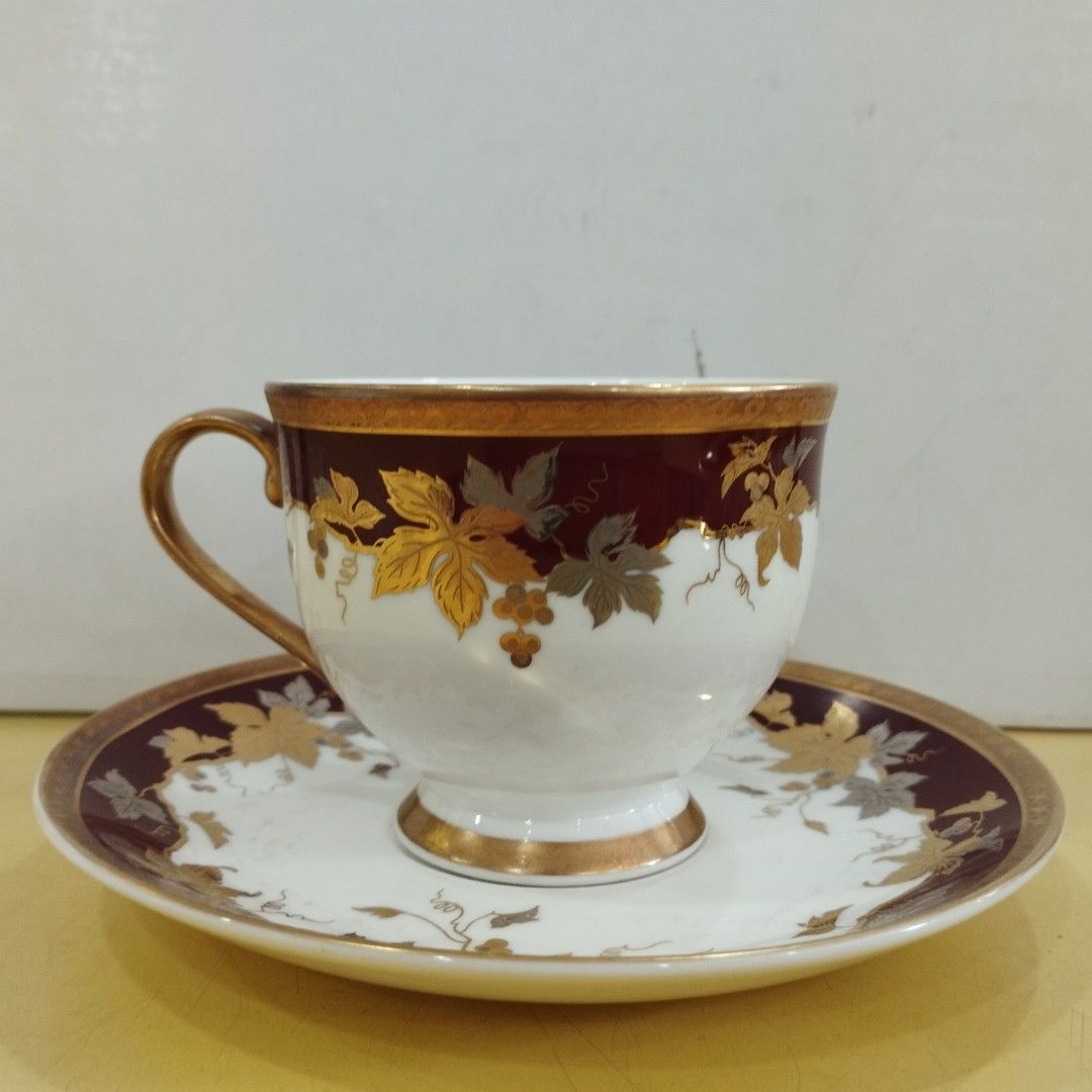 Hankook Fine China Porcelain Luxury Style Teacup & Saucer Set ...