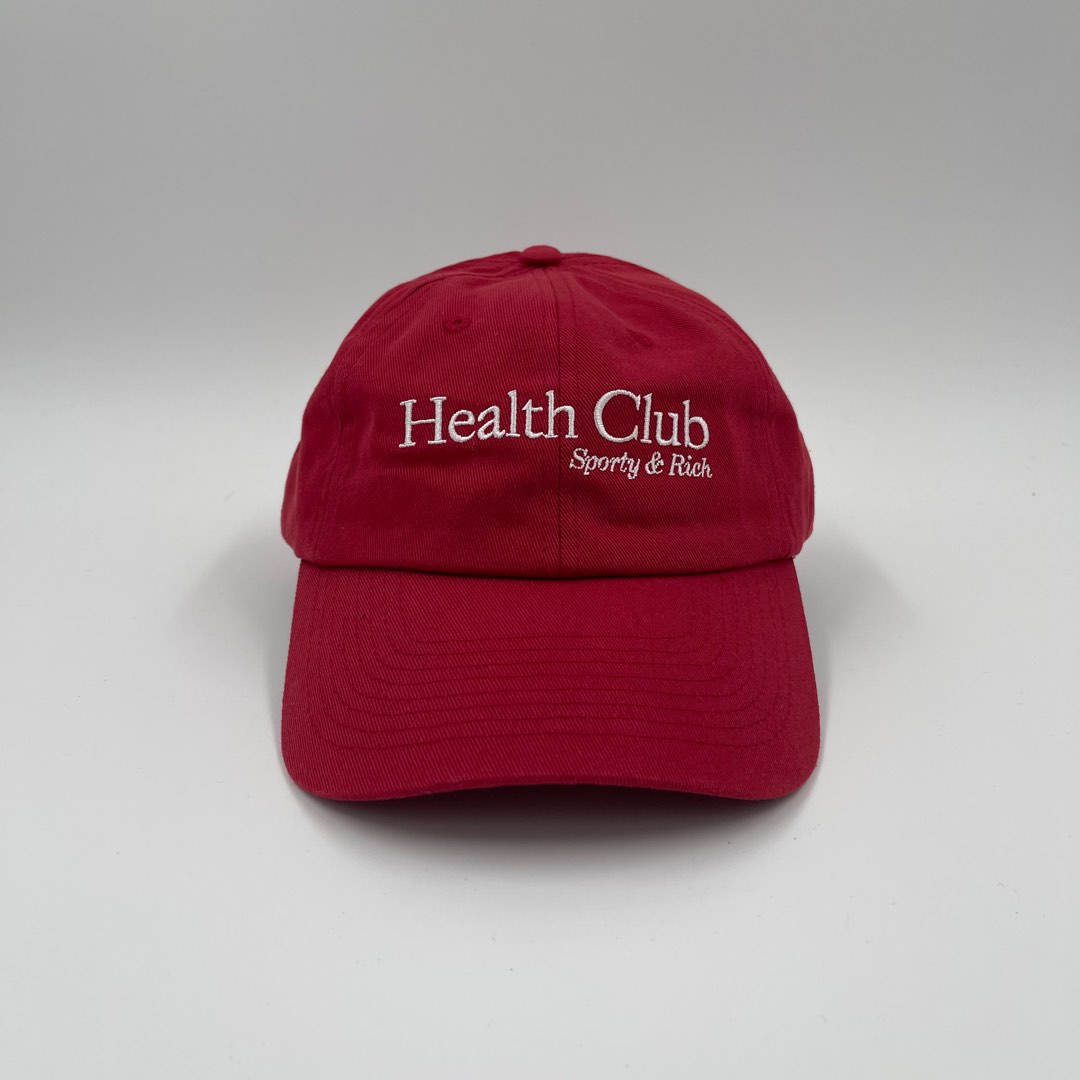 Sporty & Rich Health Club Hat, Women's Fashion, Watches & Accessories ...
